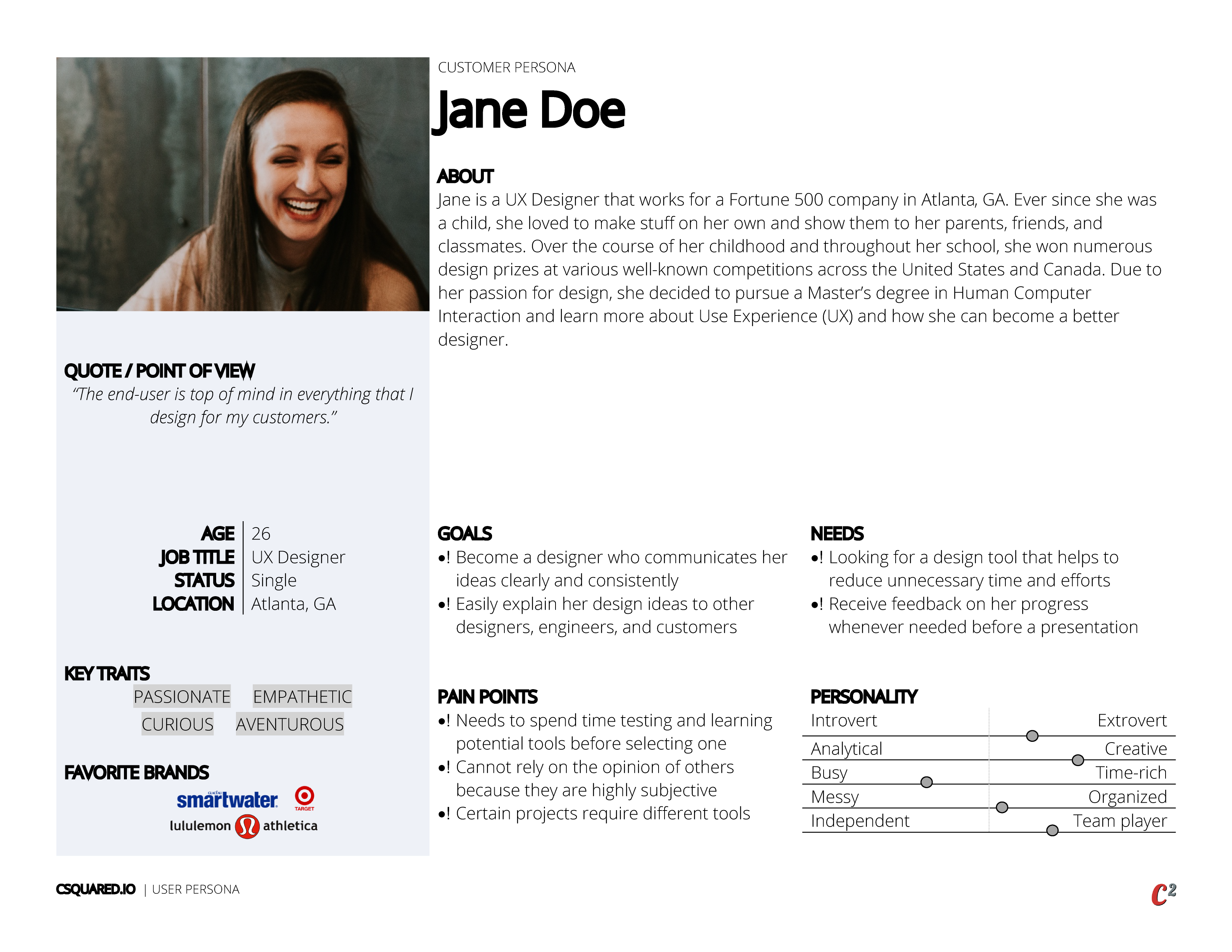 One-Sheet-Customer-Persona-Example-01 – C2 Consulting Firm